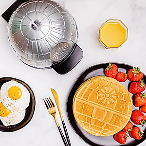 Uncanny Brands Star Wars Halo Death Star Waffle Maker- Death Star on Your Waffles