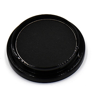 Pure Ziva Black Matte Opaque Smokey Eye Onyx Midnight Zero Jet Black Pressed Powder Single Vegan Eyeshadow; Talc, Paraben & Cruelty Free