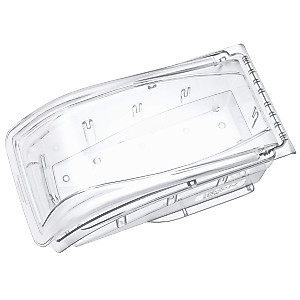 Akro-Mils 305B2 Lid for Insight Ultra-Clear Hanging and Stacking Plastic Storage Bins, Clear, (12-Pack)