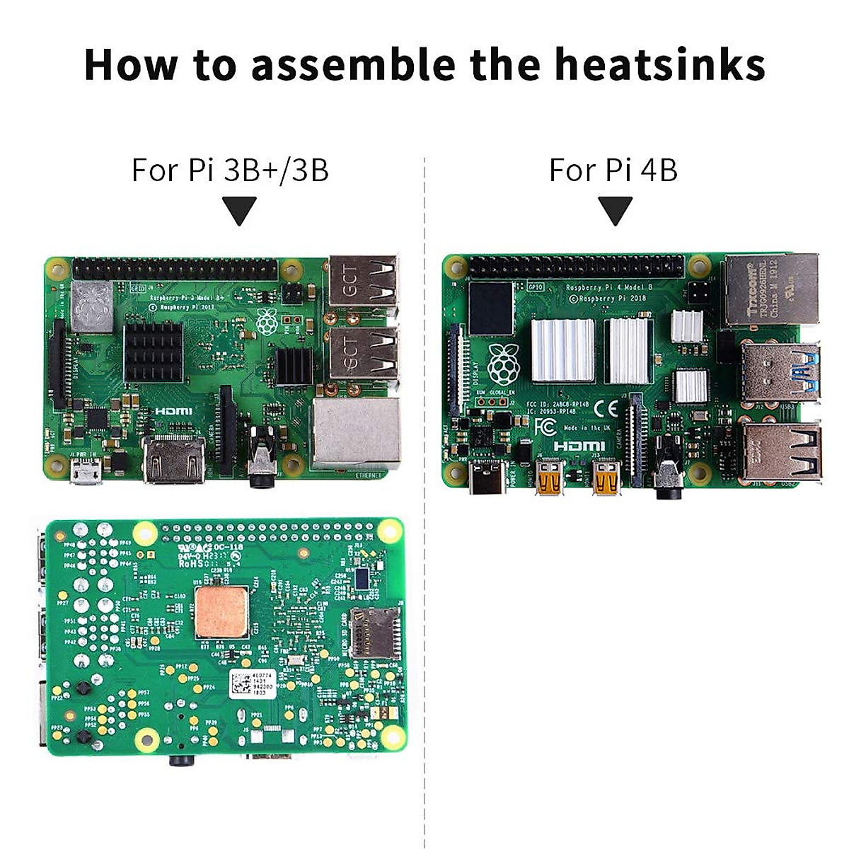 GeeekPi Acrylic Case for Raspberry Pi 4 Model B & Raspberry pi 3 Model B+, Pi Case with Cooling Fan and 7PCS Heatsinks for Raspberry Pi 4 Model B/Pi 3B+/ Pi 3B/ 2B (Clear)