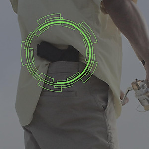 Sticky Holsters Concealment Holster for Men and Women - OR-11 - Fits Glock 41, 34, 35; Springfield XD-M 5.25 and Similar with Optic Setups - Ambidextrous - IWB/Pocket Carry