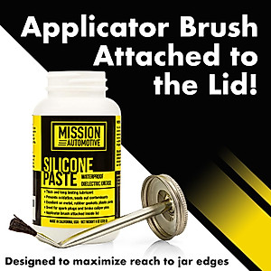Mission Automotive Dielectric Grease/Silicone Paste/Waterproof Marine Grease (8 Oz.) Made in USA- Excellent Silicone Grease