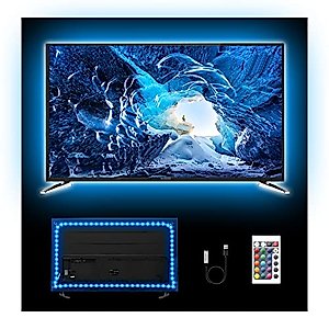 EDIYSUNG LED Lights for TV 15 ft, LED Strip Lights for 65-75 inch TV Backlight