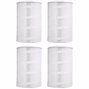 Nispira Premium Foldable HEPA Particle and Activated Carbon Filter Replacement Compatible with Blueair Blue Pure 411, 411+ & MINI Air Purifiers. Compared to Part F411PACF102174. 4 Packs