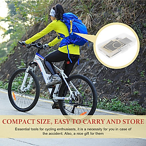 BESPORTBLE 1 Set Tire Repair Bike Supplies Bike Repair Kit Bike Tire Fixing Tools Practical Tire Fixing Tool No Glue Tire Patch Kit Tire Patch Tool Bike Tire Accessory