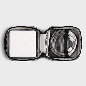 UPPERCASE Small Portable Electronics Accessories Pouch For MacBook Chargers, Tech Gears, Cables - New Black Label