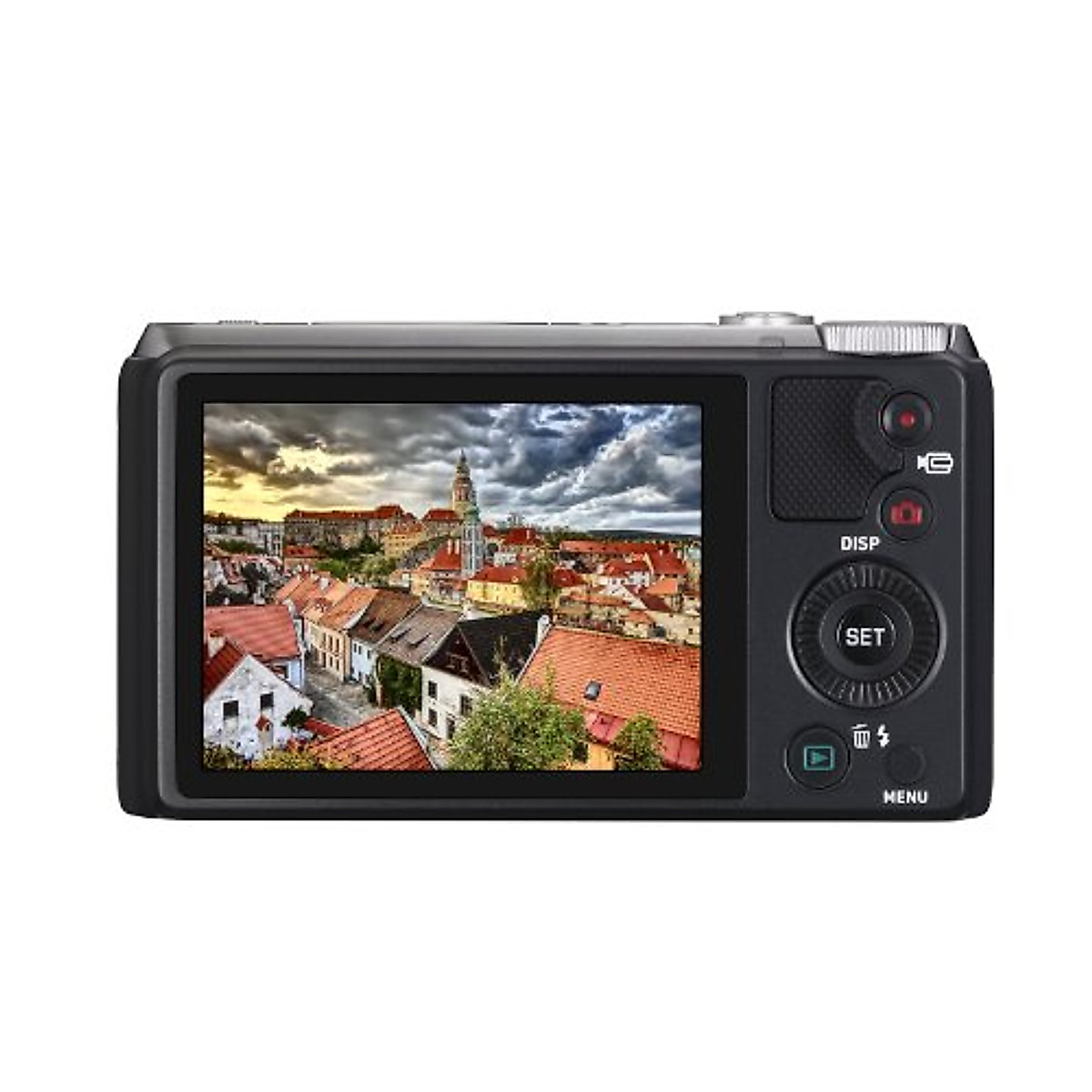 Casio High Speed Exilim Ex-ZR700 Digital Camera Black EX-ZR700BK - International Version (No Warranty)