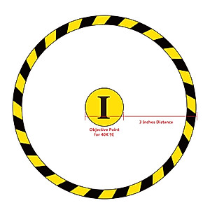 Jucoci Objective Point Markers 6PCS Set Objective Marker Compatible with WH40k Wargame (Miniature Not Included)