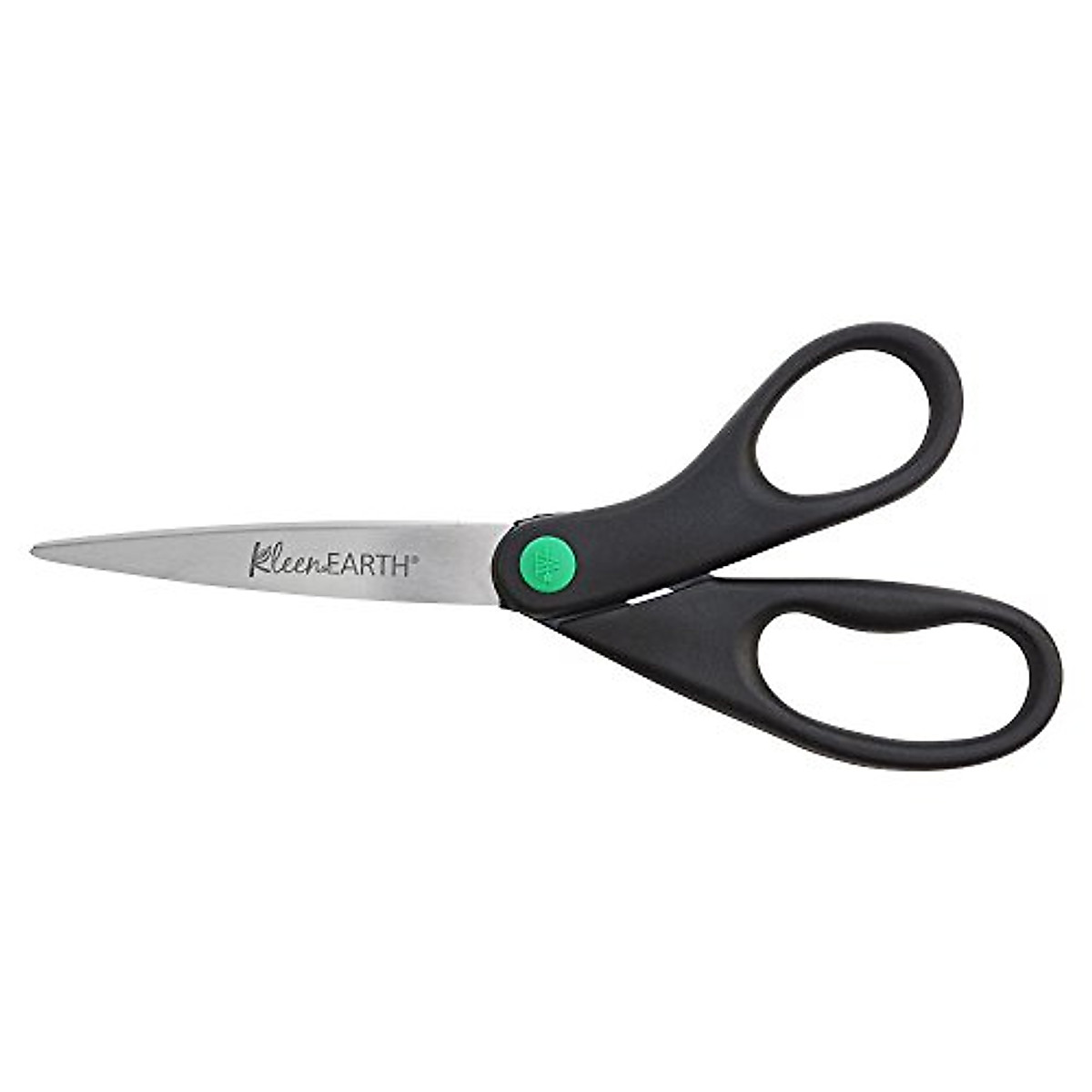 Westcott 15179 8-Inch KleenEarth Recycled Scissors for Office and Home, Black, 2 Pack