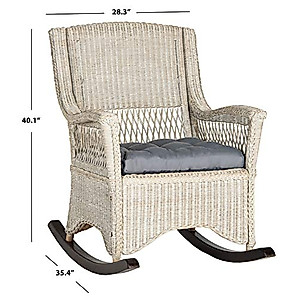 Safavieh Home Collection Aria Antique Grey Rocking Chair