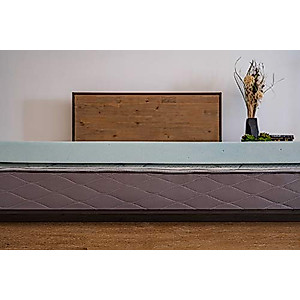 Dreamfoam Bedding 2" Gel Infused Slow Response Memory Foam Topper, Made in Arizona, Queen