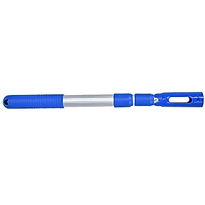 EBTOOLS Professional Anodized Aluminum Telescopic Swimming Pool Pole,Adjustable 3 Piece Expandable Step-Up,for Skimmer Nets, Vacuum Heads and Brushes, Strong Grip & Lock
