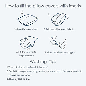 JYVNCZ Fall Outdoor Pillows Covers 18x18 Inch Set of 2 Decorative Waterproof Cushion Lumbar Throw Pillow Covers for Patio Furniture Couch (Yellow)