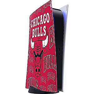 Skinit Decal Gaming Skin Compatible with PS5 Digital Edition Console - Officially Licensed NBA Chicago Bulls Blast Design