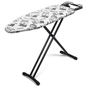 Duwee 12"x36" Ironing Board with Heat Resistant Cover and Thicken Felt Pad, Heavy Sturdy Legs