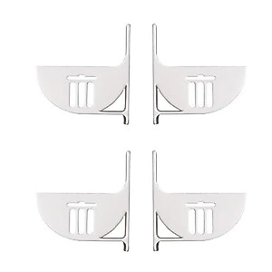 Gnbzxce Pack of 4 Versatile Storage Holders Space Saving Storage Rack Transparent Display Holder for Books Decor Items