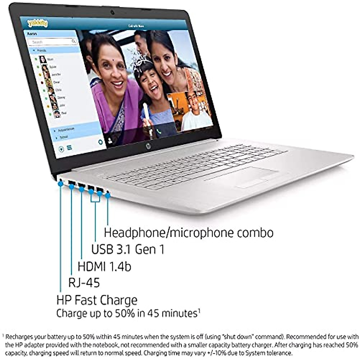 2022 HP Pavilion 17 Laptop, 17.3 FHD Anti-Glare 300 nits, 11th Gen Intel Core i3-1115G4 up to 4.1GHz (Beat i5-8365U), 16GB RAM, 5 Silver 16GB RAM | 512GB SSD hp17 0