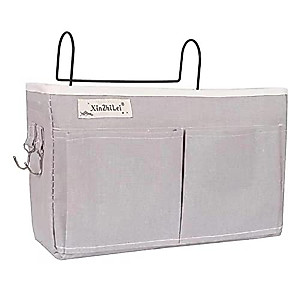 Recreation Bedside Caddy, Bedside Organizer Caddy Hanging Storage for Dorm Rooms Bed Rails Bunk Hospital Beds Crib(2)
