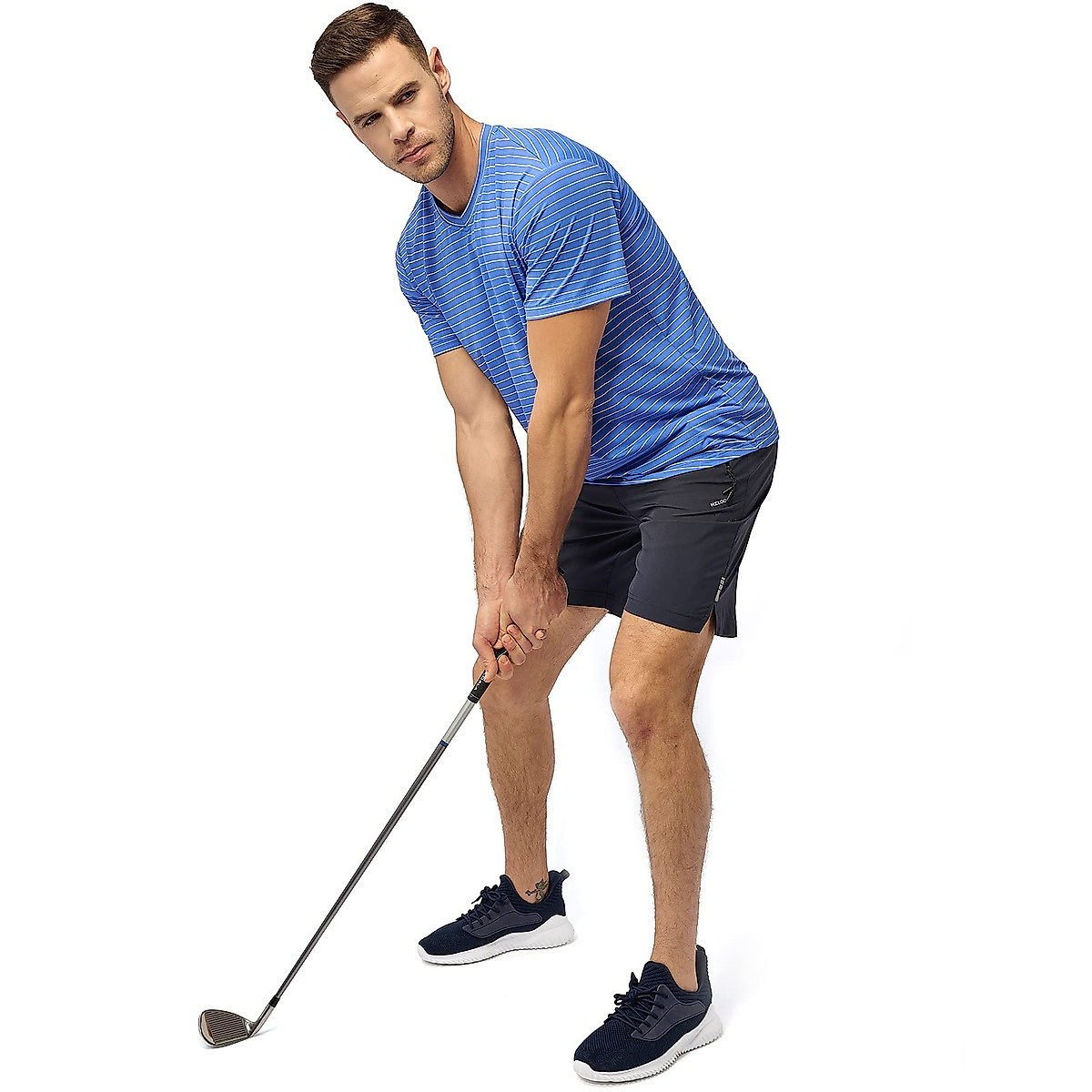 Akk Mens Walking Tennis Shoes - Comfy Running Shoes for Men Sneakers Workout Casual Athletic Indoor Outdoor Blue Size 14