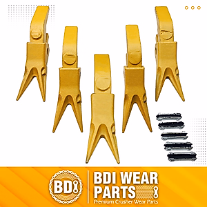 BDI Wear Parts 2740W23 Bucket Tooth Seat Adapter +23WTL H&L Tiger Bucket Digging Teeth/Bucket Teeth and 23FP Flexible Pin Combination (5)