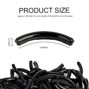 FANDAMEI 100 Pieces Eyelash Curler Refills Pads, Black Eyelash Curler Pads Replacement Pads for Universal Eyelash Curler