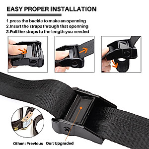 Teamaze Gymnastic Rings with 15 FT Adjustable Straps Non-Slip Gymnastics Rings Pull Up Workout Rings for Home Gym Exercise, Training (Orange)