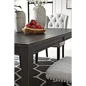 Signature Design by Ashley Jeanette Rectangular Dining Room Table, Black