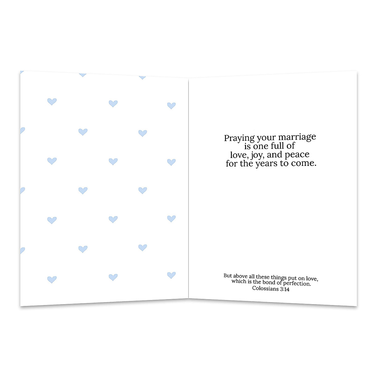 Christian Bridal Shower Card for Christian Bride 5x7Inch Card Christian Bridal Card (Single Card)