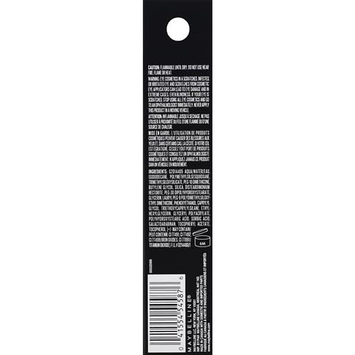 Maybelline TattooStudio Waterproof Eyebrow Gel Makeup, Deep Brown, 1 Count