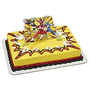 Decopac Power Rangers It's Morphin Time DecoSet Cake Decoration Topper, 3"
