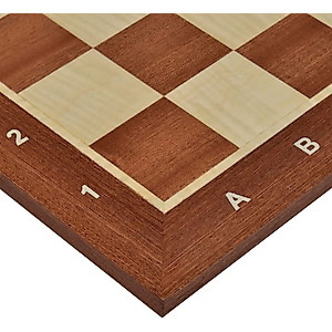 Professional Tournament Wooden Chess Boards, No. 4, 5 and 6-1,75", 2" and 2,25" - Inlay (2.25", Notation)