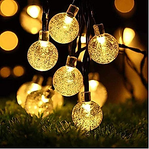 ZSMPY Fairy Lights Solar Fairy Lights 20 Lights-300 Lights Warm White 3M-30M Copper Wire Lights, Outdoor/Indoor Solar Powered String Lights, Decorative Lighting for Home, Garden, Party, Festival
