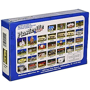 Bachmann Trains - PLASTICVILLE U.S.A. BUILDINGS – CLASSIC KITS - POST OFFICE - HO Scale