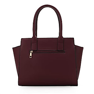 MKF Collection Satchel Bag for Women with Wristlet Wallet, Crossbody Handbag Top-Handle Purse