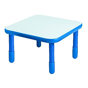 Children’s Factory Baseline 30 Inch Square Table, Toddler Furniture for Playroom, Homeschool, Daycare, Classroom, Blue