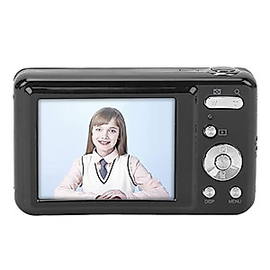 Akozon Children Digital Camera, 2.7in Camera 48MP High Definition Camera 8X Optical Zoom Digital Camera for Children Beginners (Black)