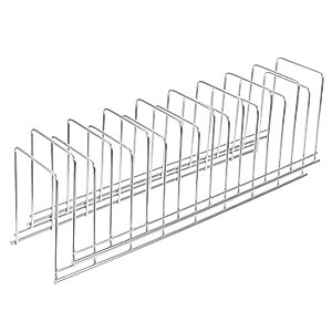 VILLFUL 2 Pcs Drainer Dish Rack Cabinet Organizer Shelf Baking Sheet Organizer Sink Storage Rack Pot Lid Storage Rack Pot Lid Organizer Dish Holder Rack Pot Lid Storage Rack for Cabinet