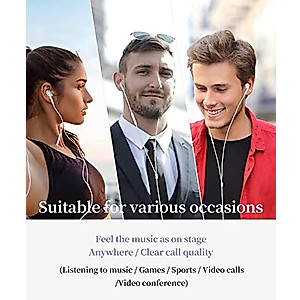 Earbuds for iPhone,Wired Headphones with Lightning Connector【MFi Certified】 Noise Isolating Earphones Headsets for iPhone 14/14 Pro/13/12/11/XR/XS/8/7 (Built-in Microphone & Volume Control)