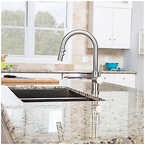 SPEAKMAN SBS-1042-BRB Neo Sensor Pull Down Kitchen Faucet-BRB, Brushed Bronze