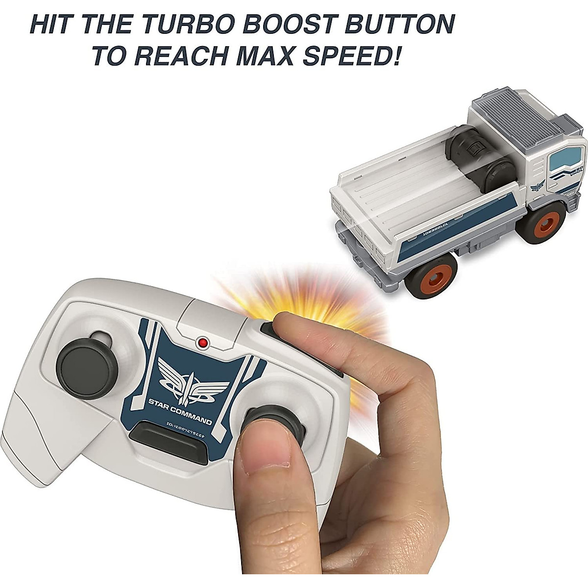 Captain Amer... I Mean Buzz Bundle Disney's Pixar Lightyear 4K Ultra/ Blu-Ray/ Digital Ultimate Collector's Edition + HW Lightyear RC Base Utility Vehicle (Re-Chargeable) 2 Items Chris Evans Tim Allen