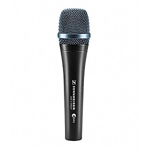 Sennheiser e945 Supercardioid Dynamic Handheld Vocal Microphone with Tripod Microphone Stand & 20' XLR Cable