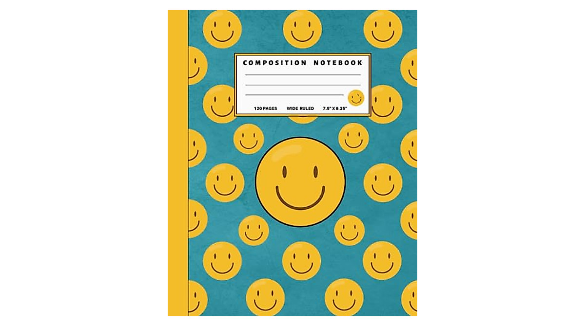 Cute Smiley Faces Composition Notebook for Students & Teens