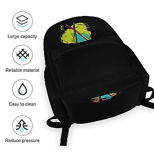 Field Hockey Travel Backpack Lightweight 16.5 Inch Computer Laptop Bag Casual Daypack for Men Women