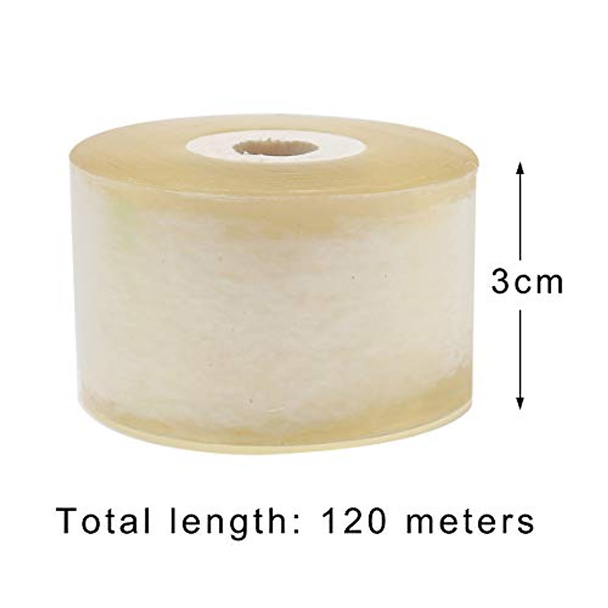 Pengxiaomei 2 pcs Grafting Tape, Stretchable Garden Grafting Tape Plants Repair Tapes Clear Floristry Film for Floral Fruit Tree and Poly Budding Tape 1.2Inch(Green,Yellow)