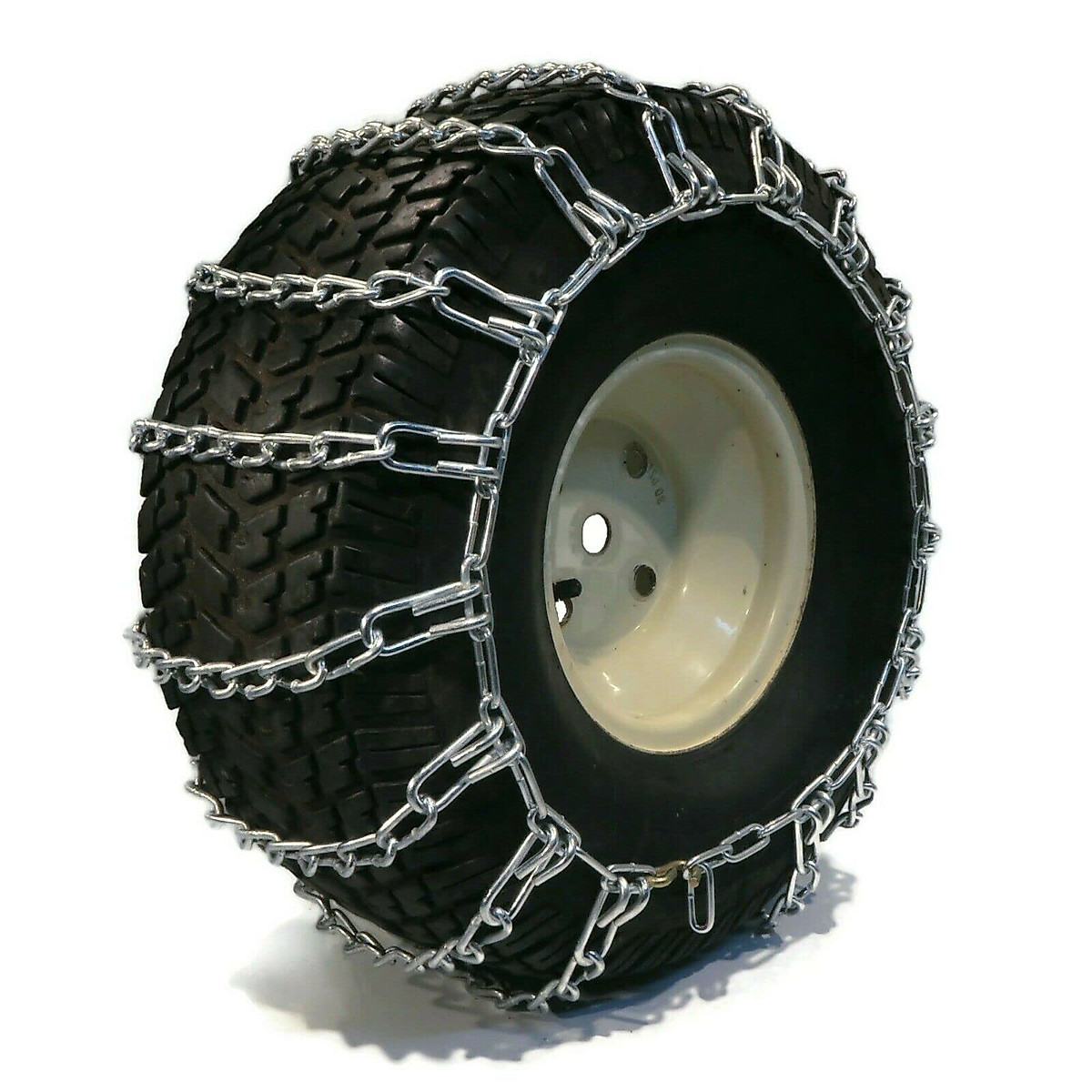 The ROP Shop | Pair of 2 Link Tire Chains 13x5x6 for Toro Snow Blower, Thrower & Lawnmowers