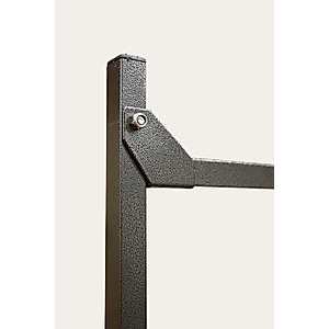 Coin Laundry Cart, CART&SUPPLY [Heavy Duty] [Rolling Cart] 2.5-Bu. Laundry Cart Pole Rack Charcoal Gray (Double Pole Rack/Charcoal Gray)