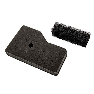 HQRP 2-pack Cleaner Element & Outer Filter compatible with Honda EB2000i, EB2000iT1, EU2000i, EU2000iT1, EU2000iK1 Generators, parts 17211-Z07-000 17218-Z07-000 Replacement