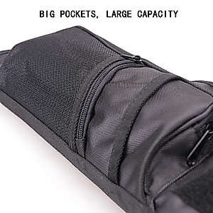 XTACER 3 Tube Hip Quiver Hunting Training Camo Archery Arrow Quiver Holder Bow Belt Waist Hanged Target Quiver (Black -3 Tube)