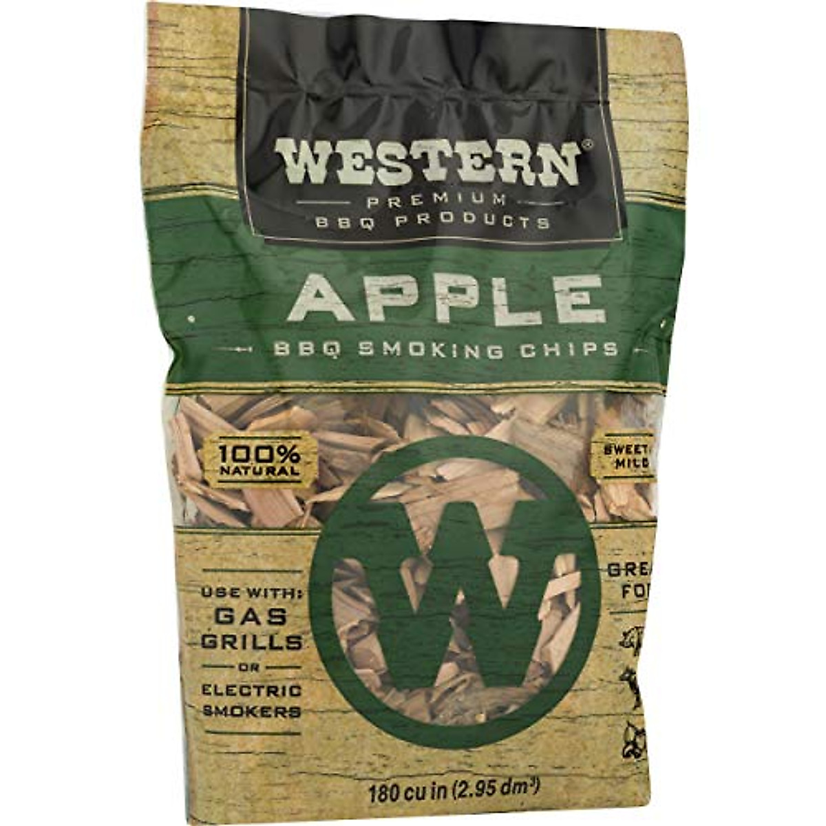 WESTERN 80485 BBQ Smoking Chips, 4 pack