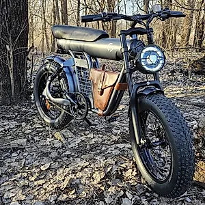 Tomofree Ship from US, Electric Bike for Adults, 1200W 20" Fat Tire Electric Dirt Bike with Full Suspension, 32MPH 45Miles Range Ebike, 48V 20AH Electric Mountain Bike for Commute Outdoor Cycling